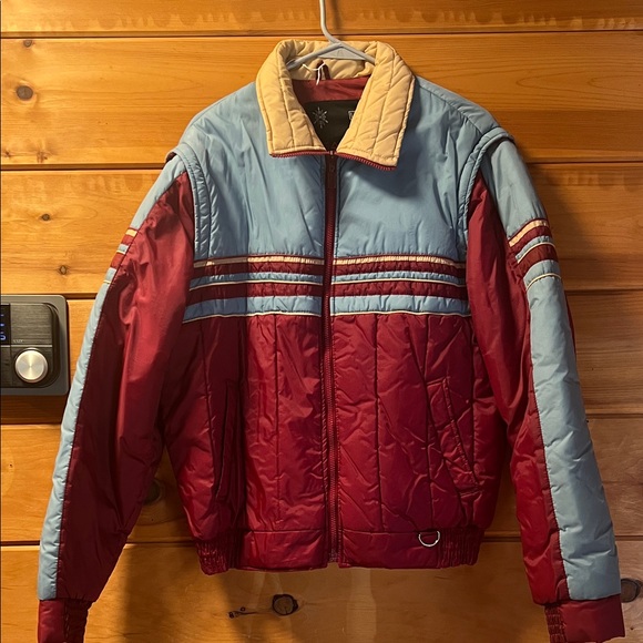 Sigallo | Jackets & Coats | Vintage Colorblock Mens Puffer Jacket ...
